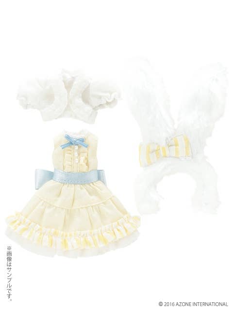Picco Neemo White Rabbit Fancy One-Piece Dress Set Cream Yellow | HLJ.com