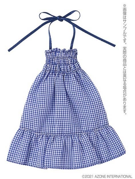 Shirring Camisole Dress Blue Check | HLJ.com