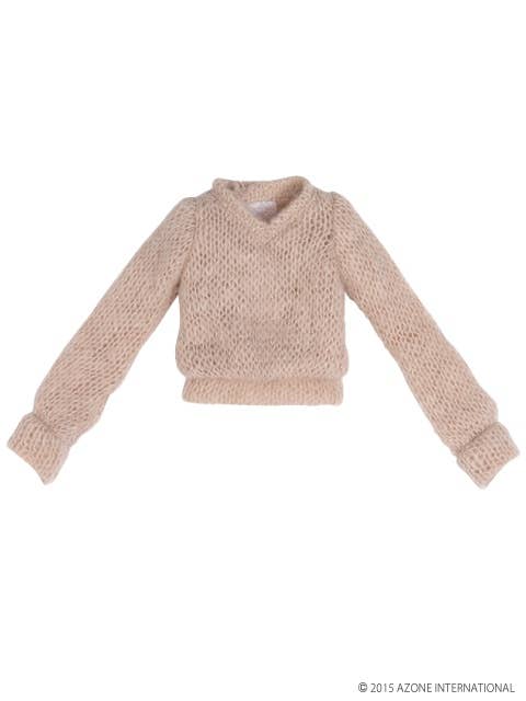 Moe Sode V Neck Sweater Milk Tea Beige (Pure Neemo S) | HLJ.com