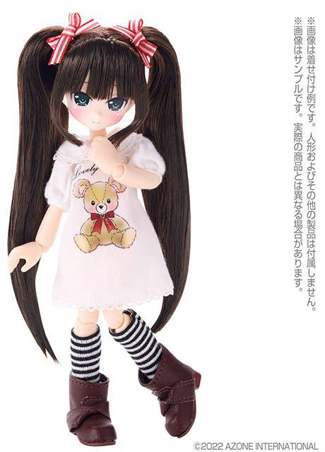 Pico P Bear-chan T-shirt Dress White | HLJ.com