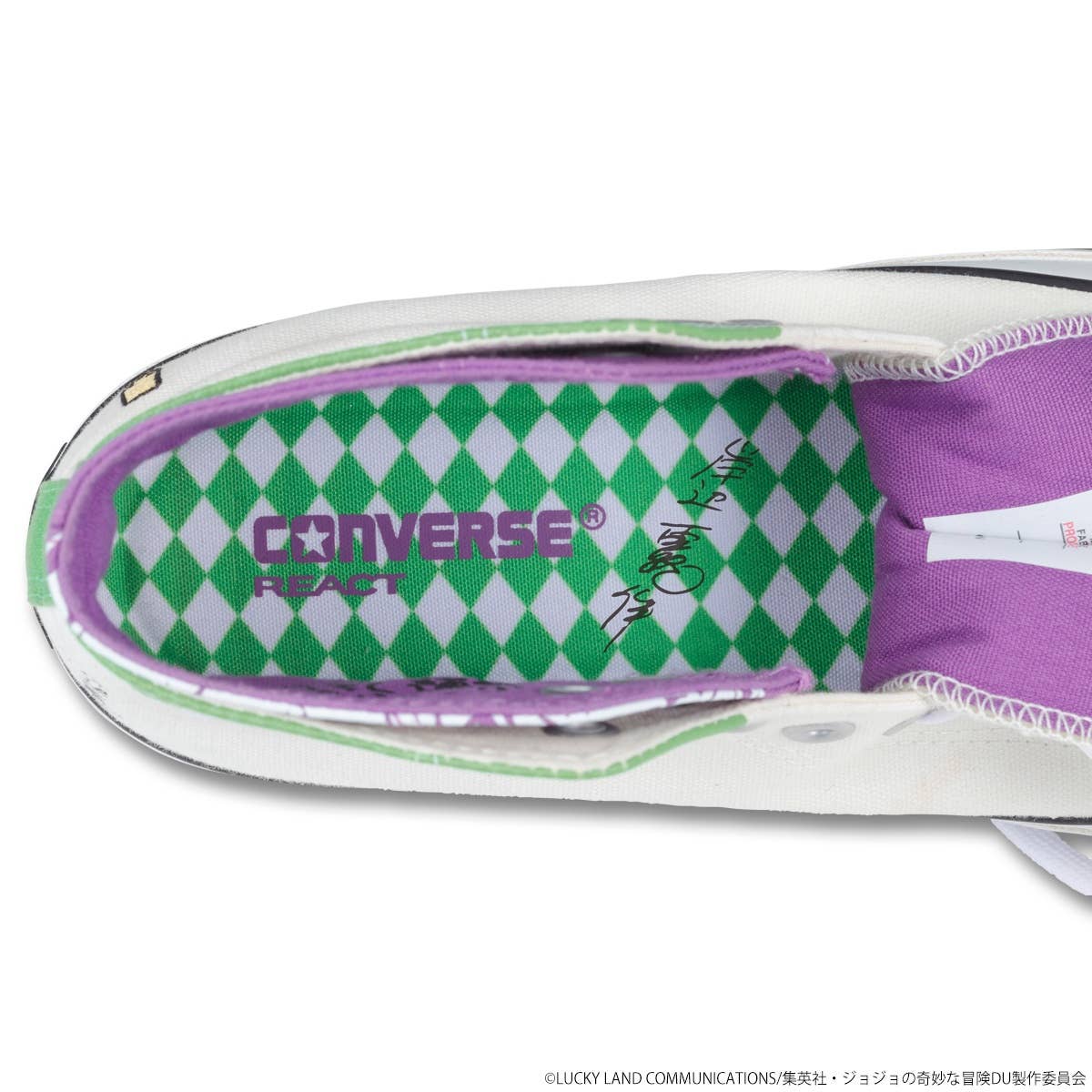 JoJo's Bizarre Adventure: CONVERSE ALL STAR 100 W HI/JO Rohan Kishibe ...