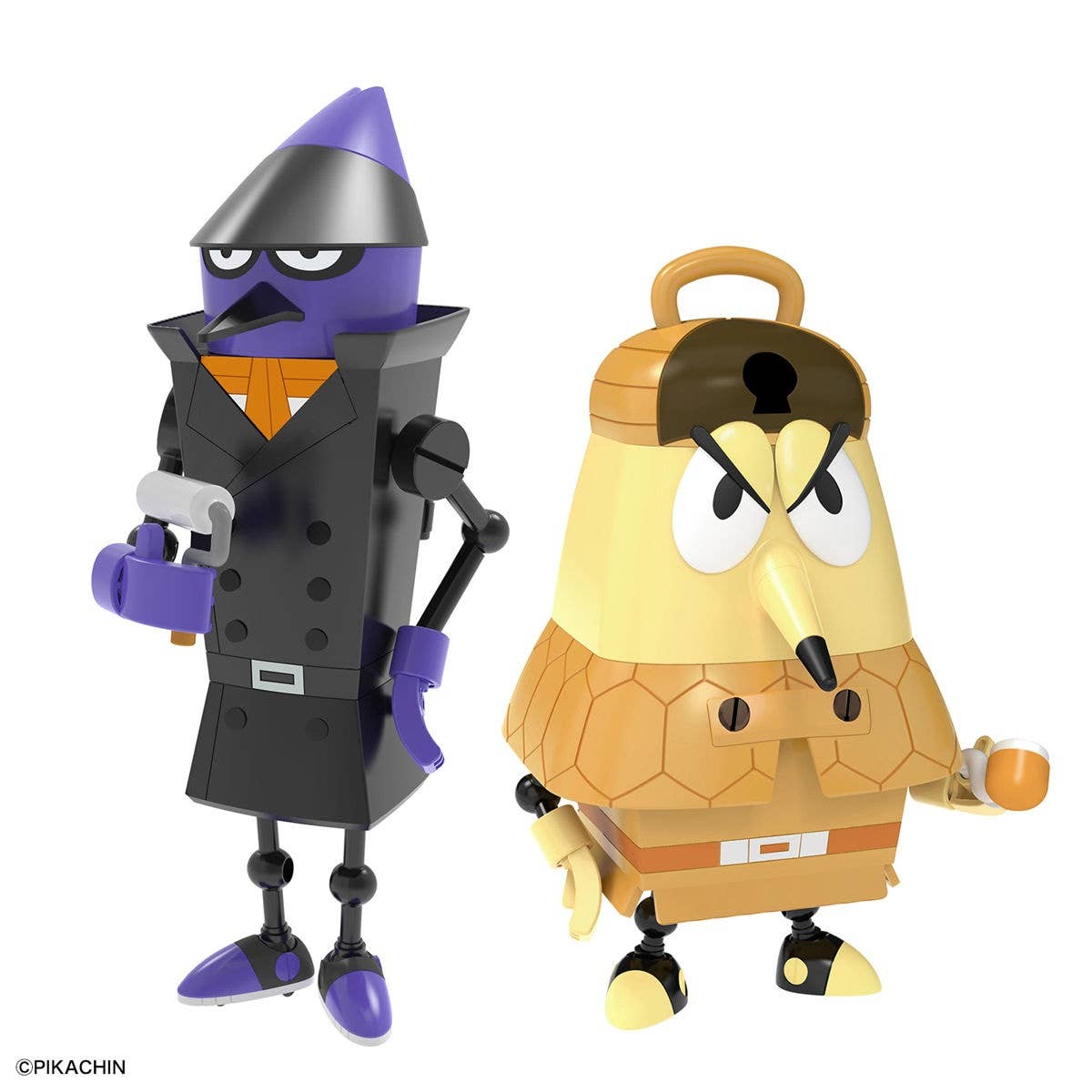 Pochitto Hatsumei Pikachin Kit: Duke & Detective Sherlock Armadillo Set ...