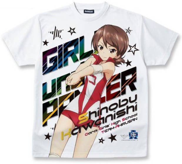 Girls und Panzer der Film Full Panel T-shirt Shinobu Kawanishi L | HLJ.com