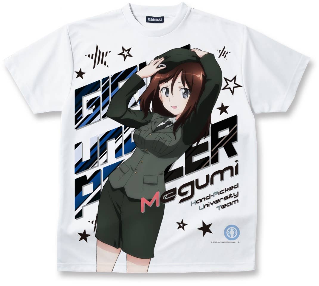Girls und Panzer der Film Full Panel T-shirt Megumi L | HLJ.com