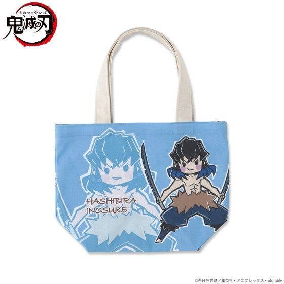 Yurutto Demon Slayer: Kimetsu no Yaiba: Motif Pattern Lunch Tote Bag ...