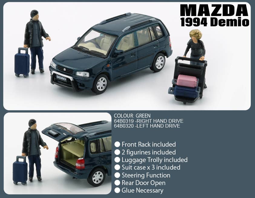 Mazda Demio (Metro) 1994 Green (RHD) | HLJ.com