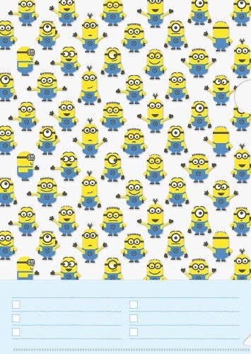 Writable Clear Folder Minions Blue | HLJ.com