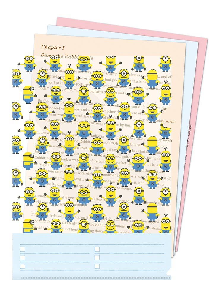 Writable Clear Folder Minions Blue | HLJ.com
