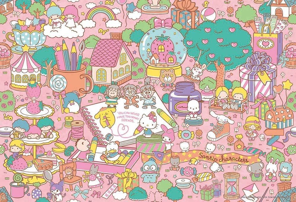 Jigsaw Puzzle: Sanrio Characters Retro Park 500SP (38 x 26cm) | HLJ.com