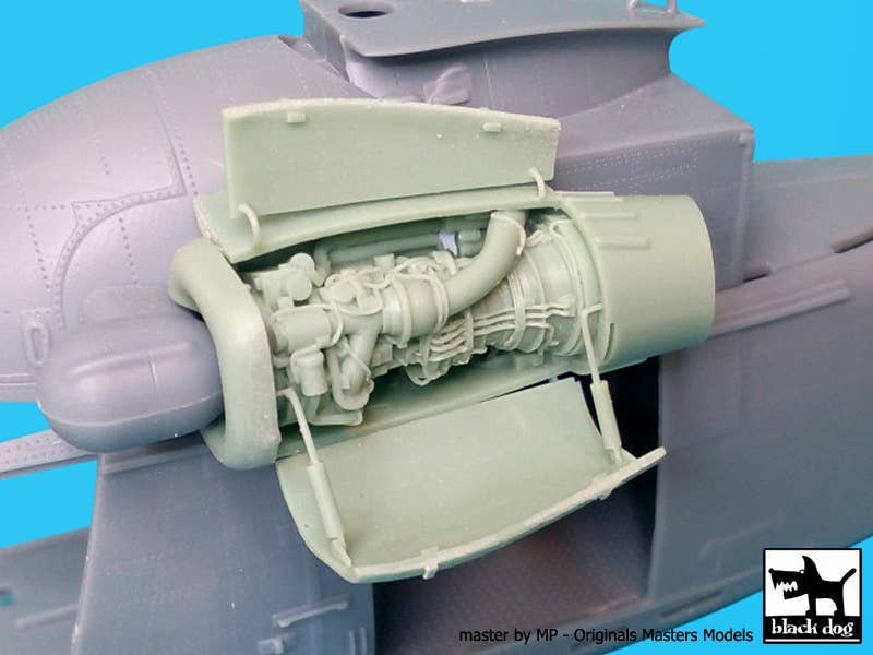 SH-2 G Super Seasprite Engine (for Kitty Hawk Model) | HLJ.com