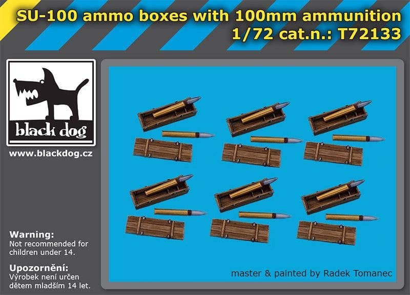 SU-100 ammo boxes with 100mm ammunition | HLJ.com