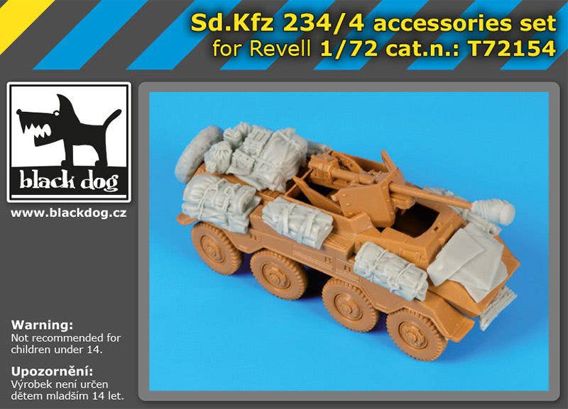 Sd.Kfz 234/4 accessories set | HLJ.com
