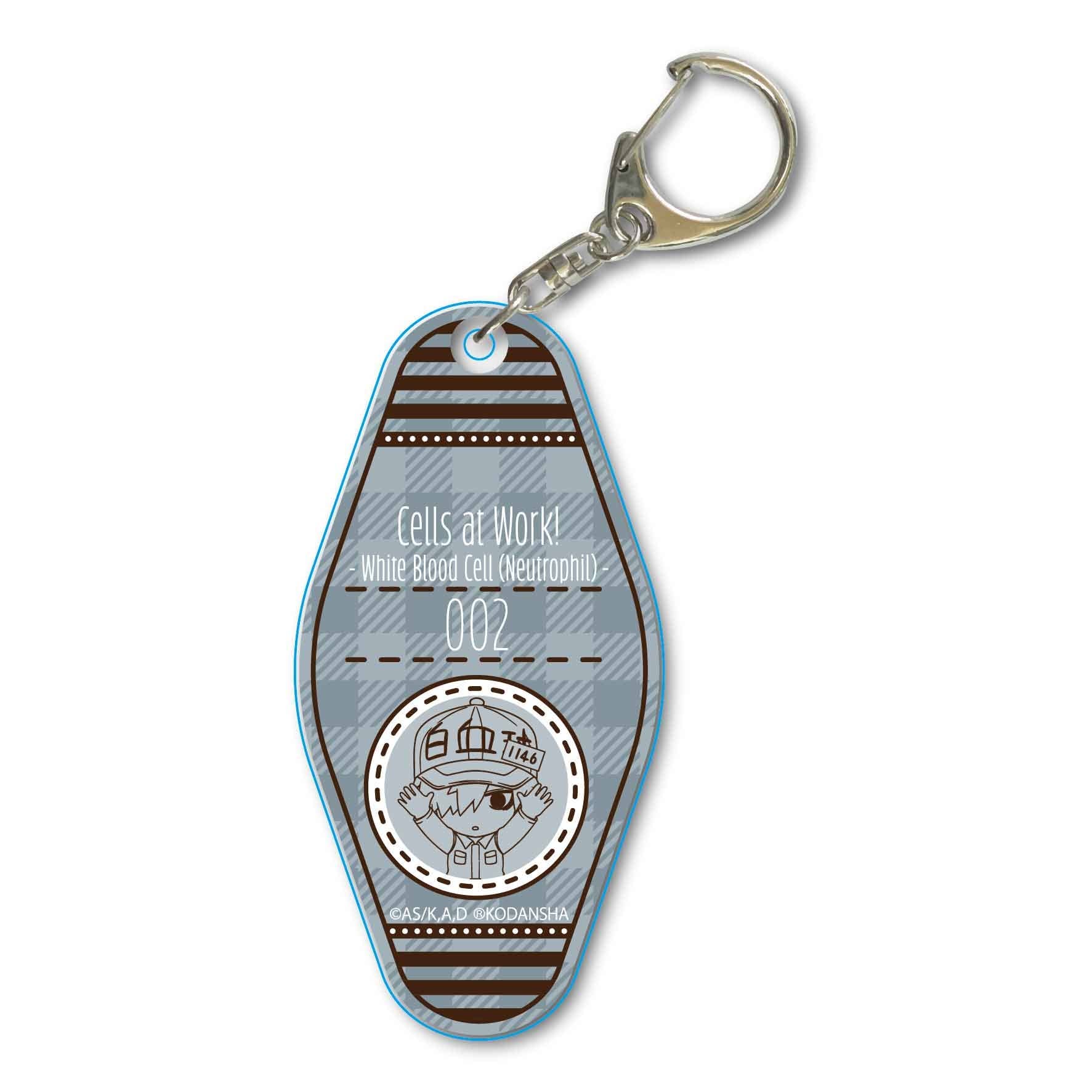 Cells at Work!: Banzai Motel Keychain: White Blood Cell (Neutrophil ...