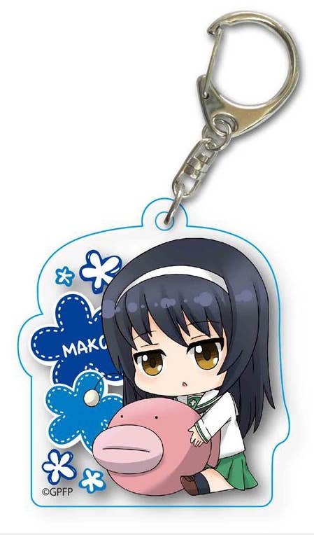 Girls und Panzer das Finale Gyugyutto Acrylic Keychain: Mako Reizei ...
