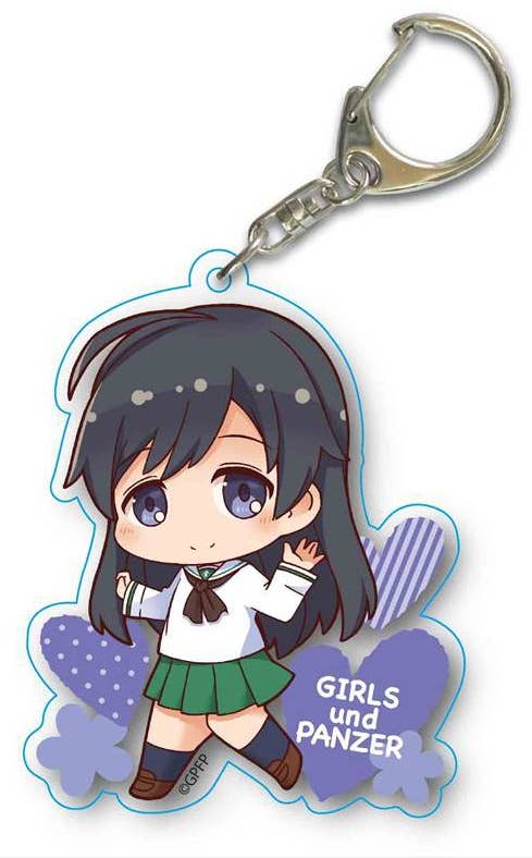 Girls und Panzer das Finale: Teku Toko Choi Big Acrylic Keychain Hana ...