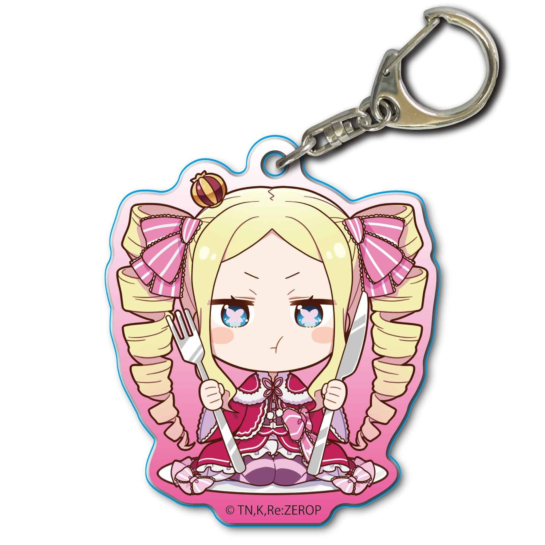 Re:Zero - Starting Life in Another World: Gochi Chara Acrylic Keychain ...