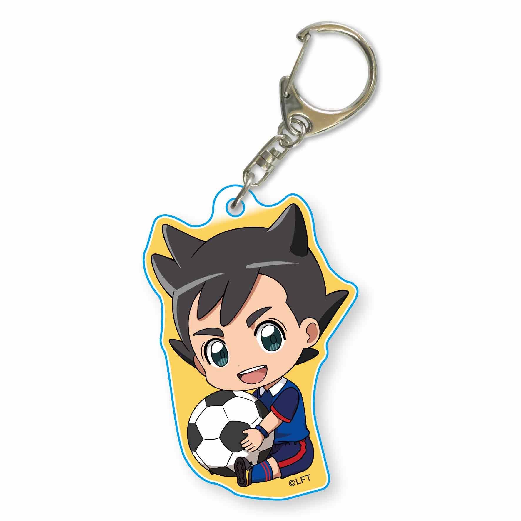 Gyugyutto Acrylic Keychain Inazuma Eleven: Asuto Inamori | HLJ.com