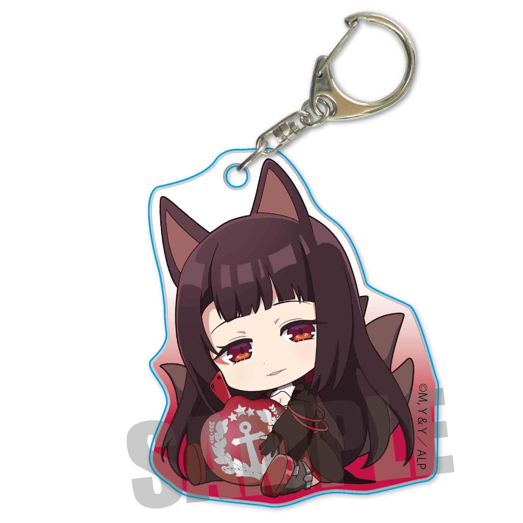 Gyugyutto Acrylic Keychain Azur Lane: Akagi | HLJ.com