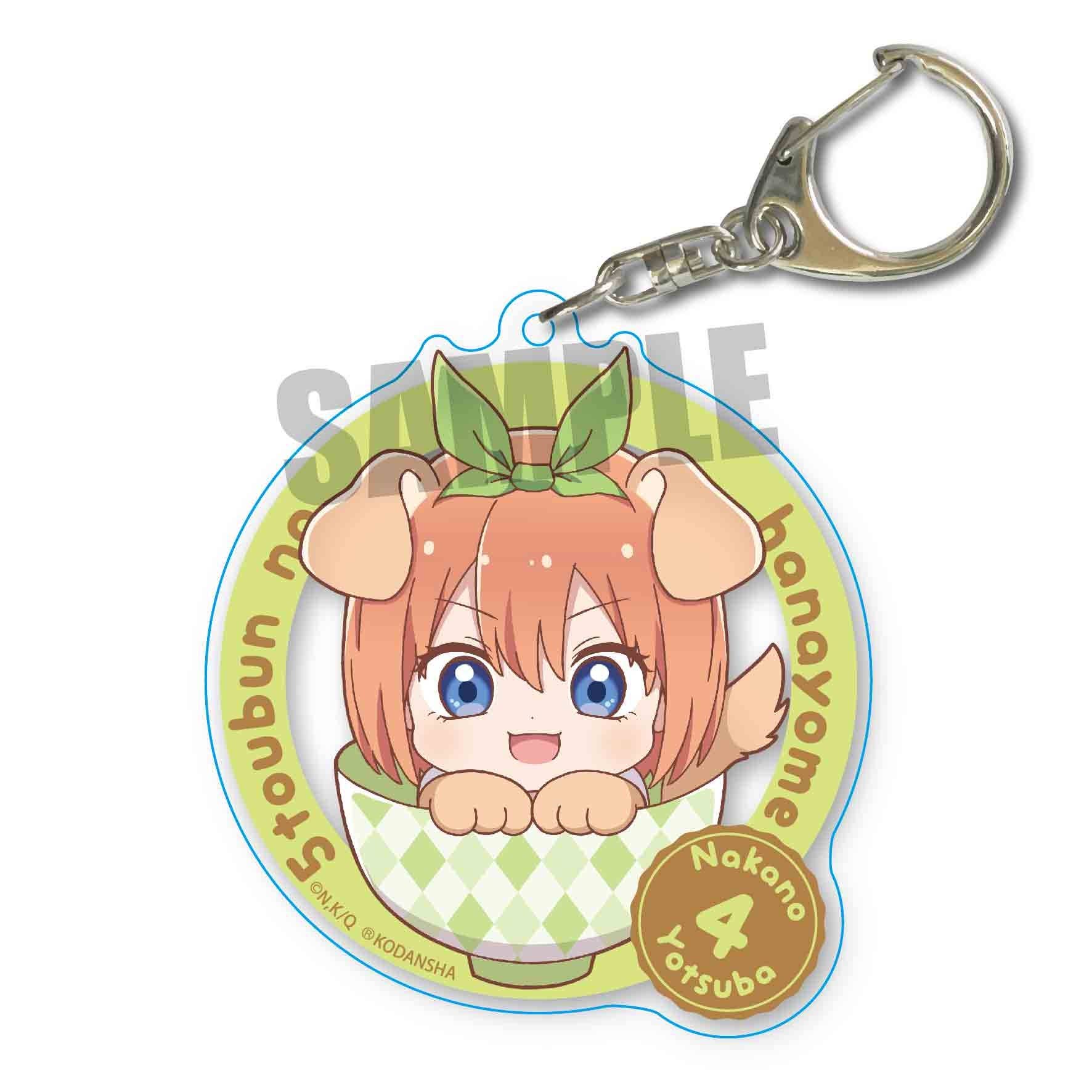 Wankomeshi Choi Big Acrylic Keychain The Quintessential Quintuplets ...