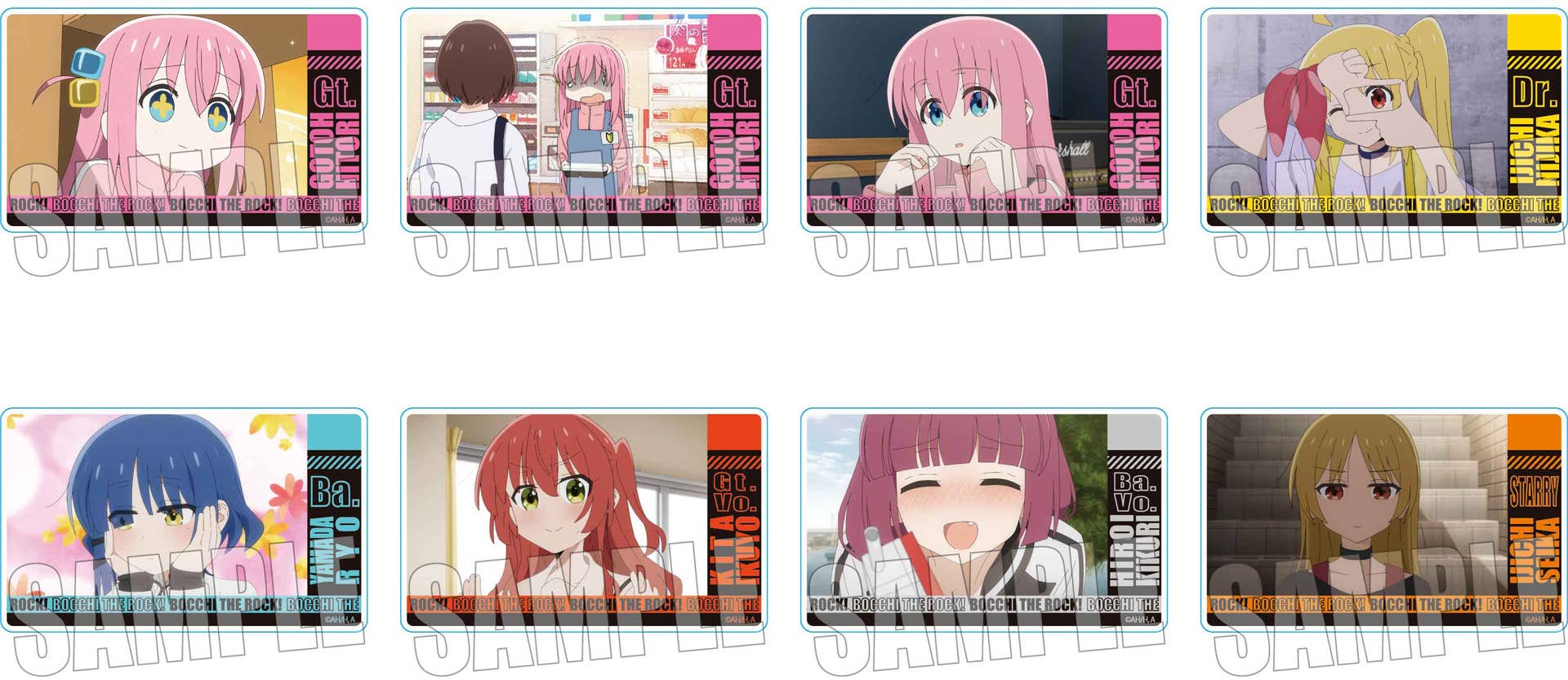 Bocchi the Rock!: Trading Acrylic Card: 1Box 8pcs | HLJ.com