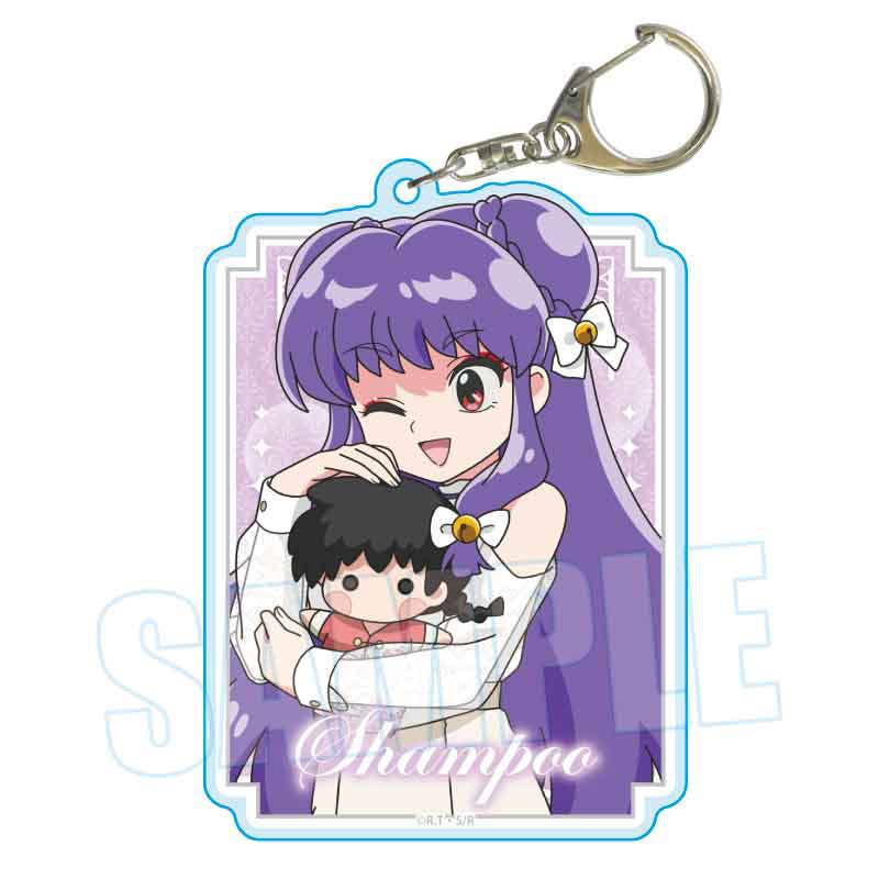 Ranma 1/2: Slightly Large Acrylic Keychain Shampoo (With Plush Toy ...
