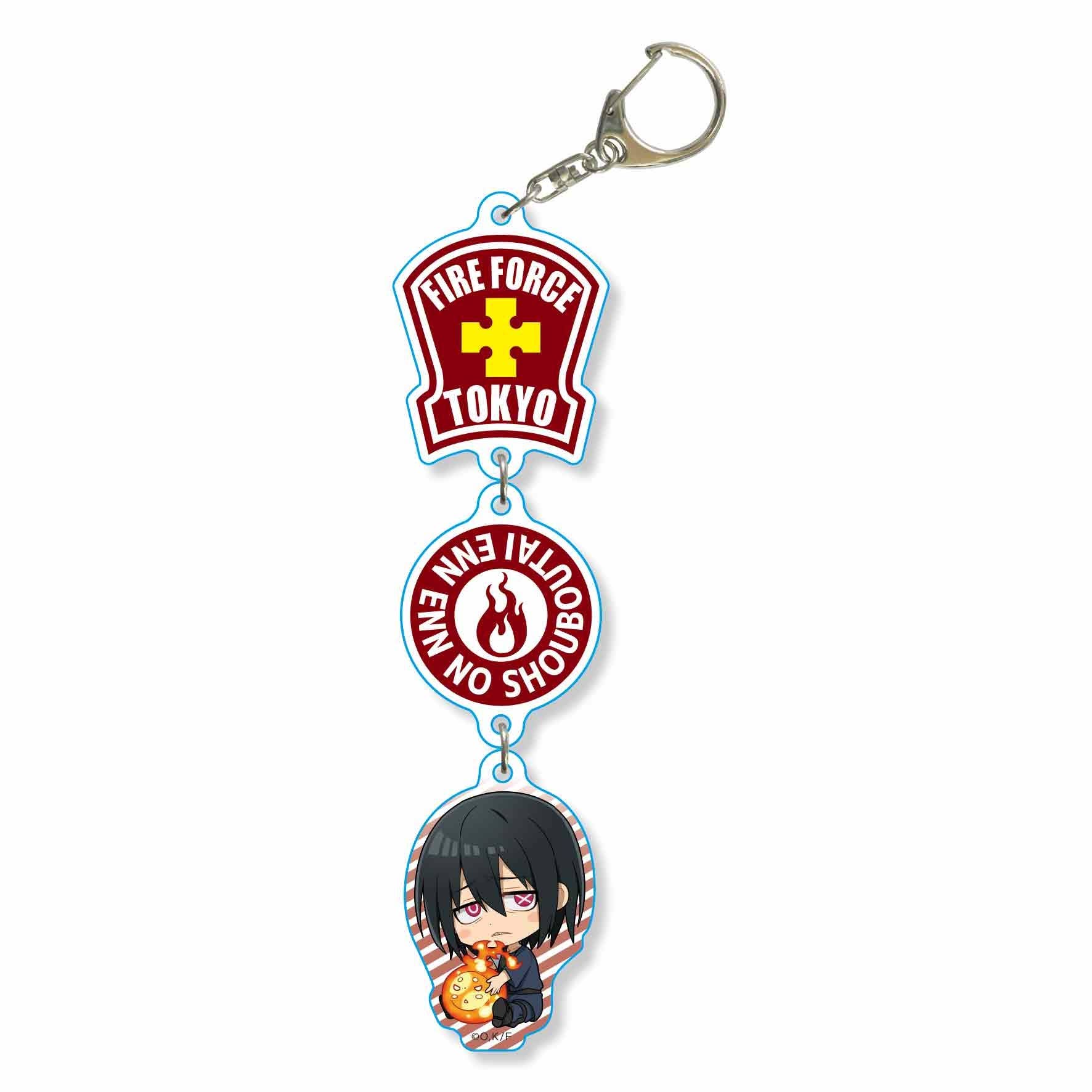 Fire Force: Gyugyutto 3-ren Keychain: Shinmon Benimaru | HLJ.com
