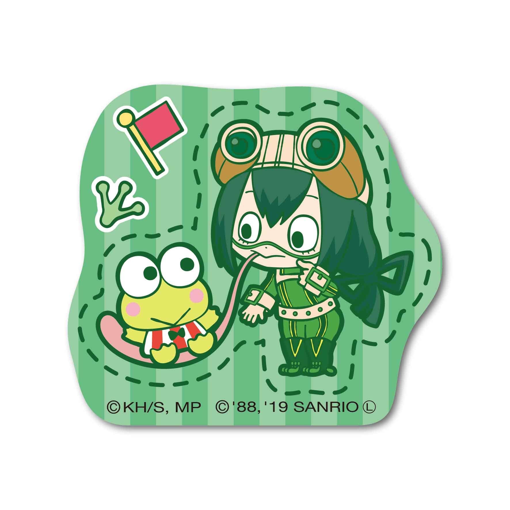 My Hero Academia x Sanrio Characters: Sticker: Tsuyu Asui x ...