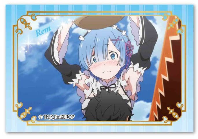 Re:Zero - Starting Life in Another World Big Square Can Badge / Rem B ...