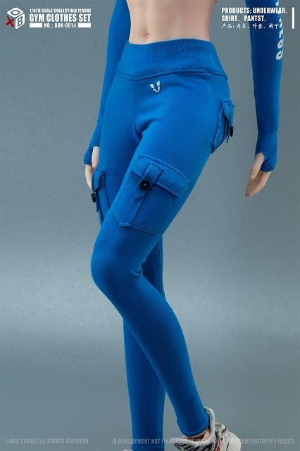 [BOX-001A] Female Gym Costume Set A (Blue) | HLJ.com