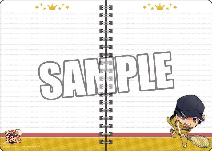 The New Prince of Tennis B6 W Ring Notebook Genichiro Sanada Chibi ...