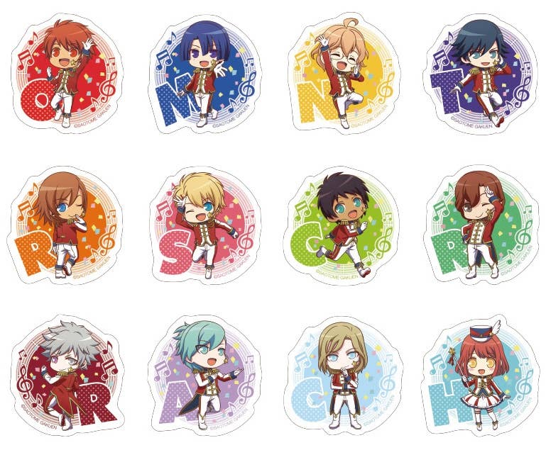 Uta No Prince-Sama Trading Acrylic Badge Chibi Character Marching Band ...