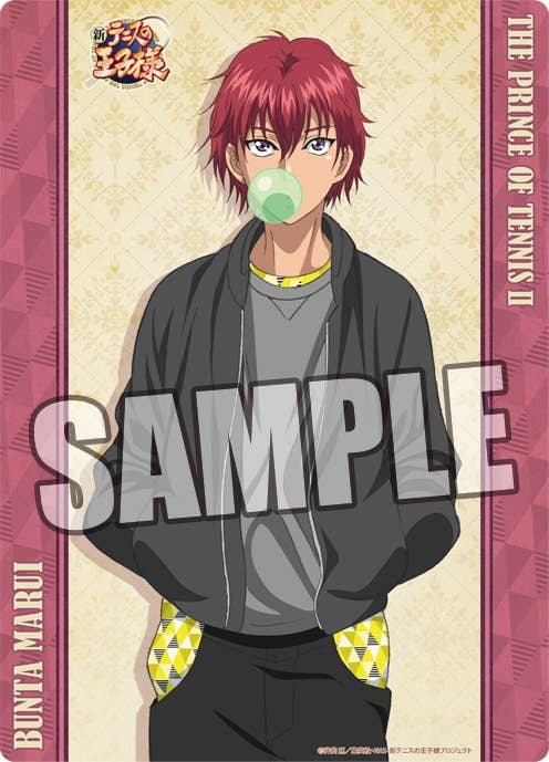 New Prince of Tennis B5 Clear Plastic Sheet Bunta Marui pattern Ver ...