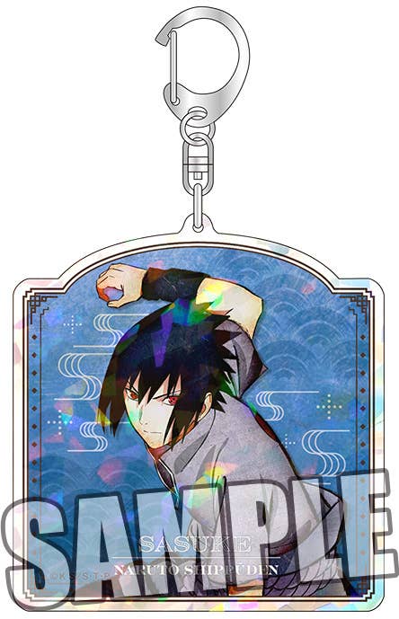 Naruto Shippuden: Hologram Acrylic Keychain Sasuke Uchiha | HLJ.com