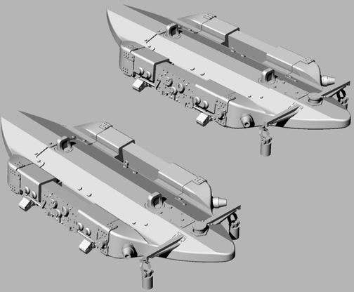 BRU-57 Canted Vertical Ejector Rack (2 pcs) | HLJ.com