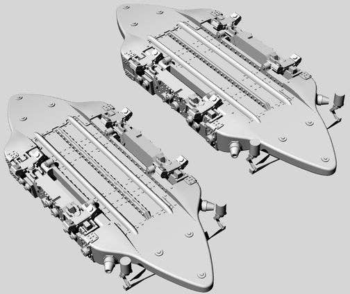 BRU-57 Canted Vertical Ejector Rack (2 pcs) | HLJ.com