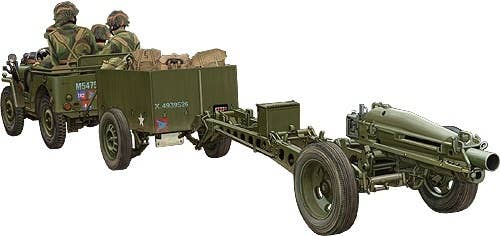 British Airborne 75mm Pack Howitzer w/ 1/4 Ton Truck w/ Trailer | HLJ.com