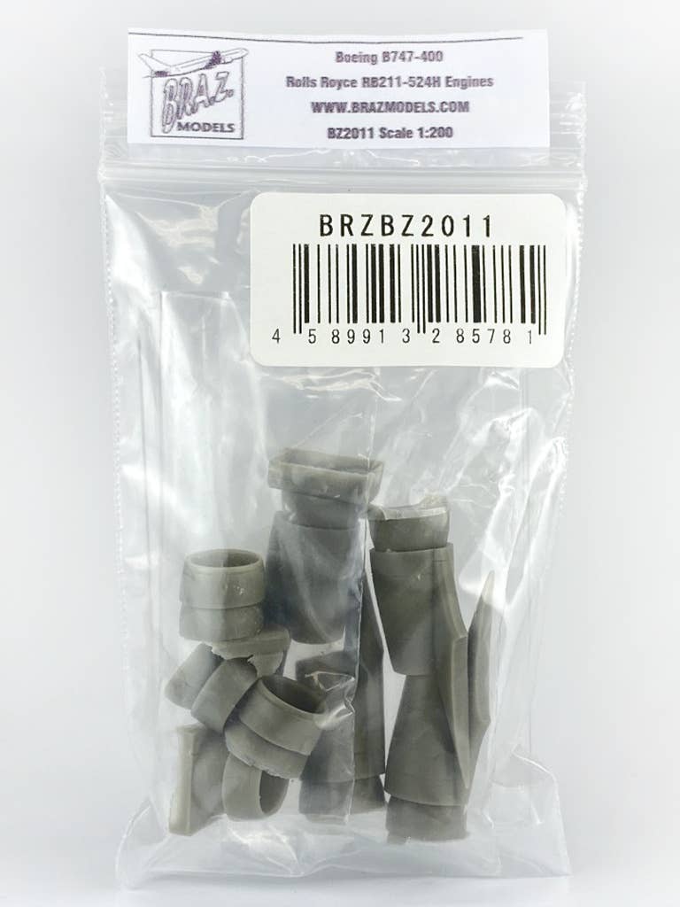 Boeing B747-400 Rolls Royce RB211-524H Engine Set (for Hasegawa) | HLJ.com