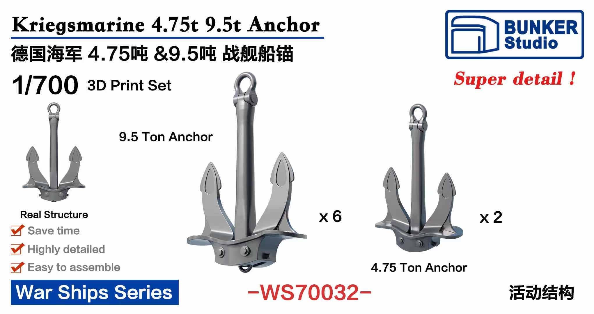 DKM 4.75/9.5 Ton Anchor | HLJ.com