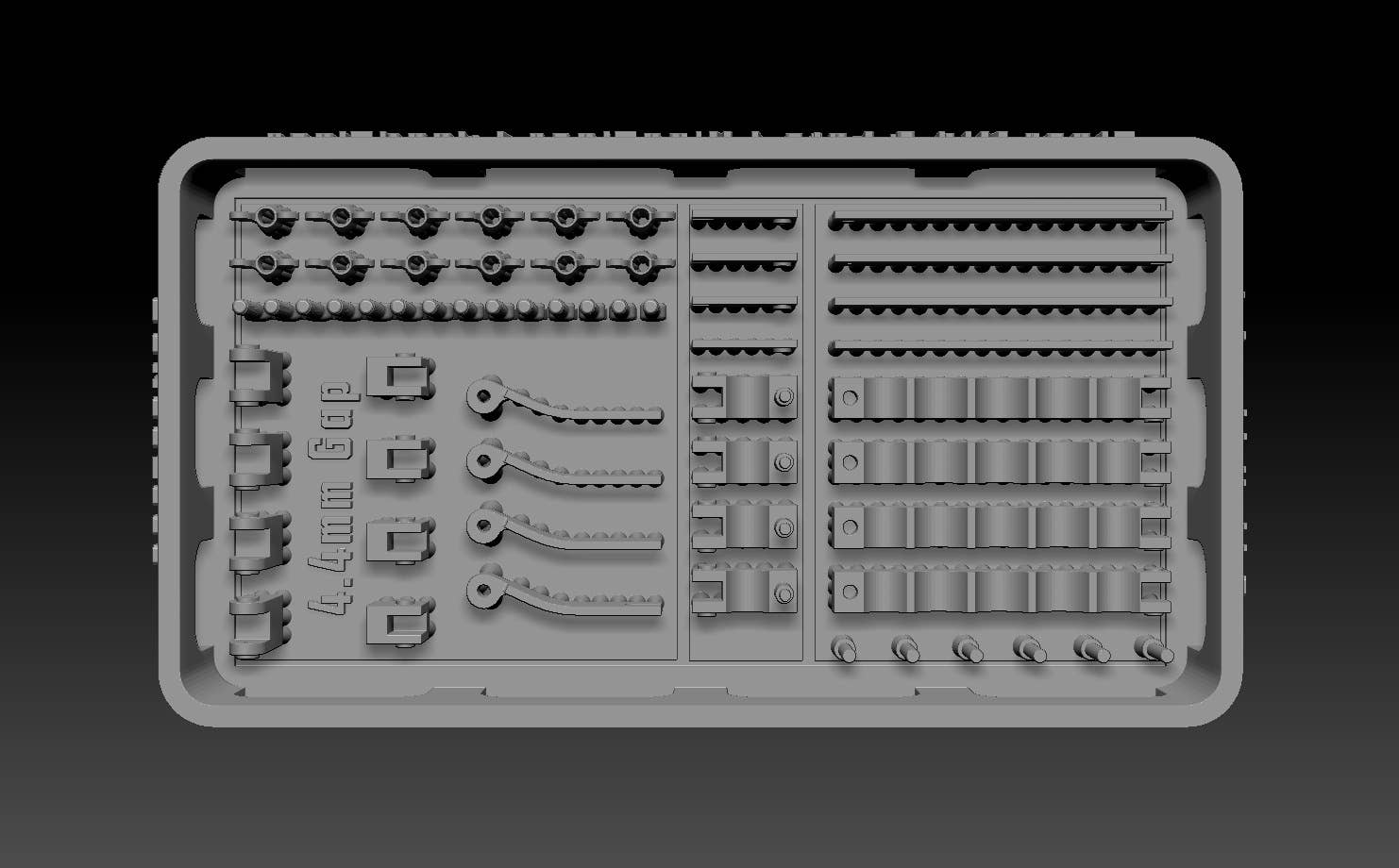 WWII Germany Movable Traction Cable Holder Late Model (Tiger I Mid-Late ...