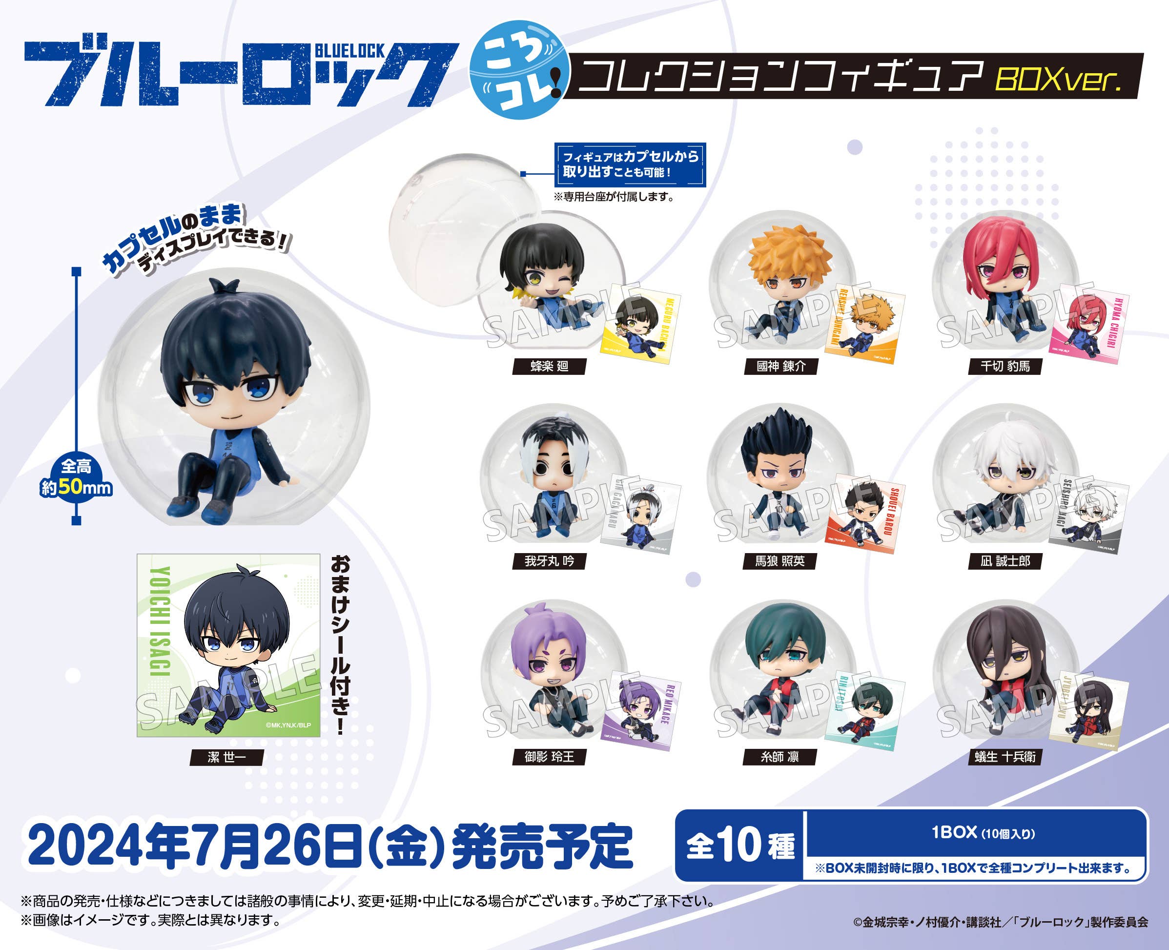 BLUE LOCK: KoroColle! Collection Figure BOXver. 1Box 10pcs | HLJ.com
