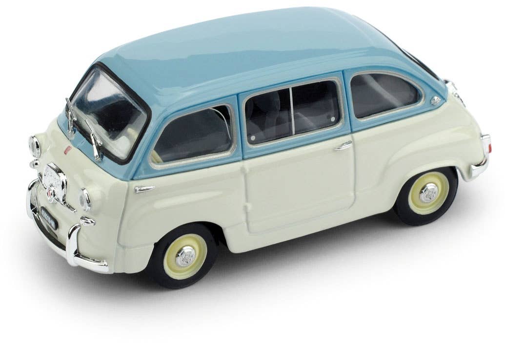 Fiat 600 Multipla 1956 Blue Gray & Light Gray | HLJ.com