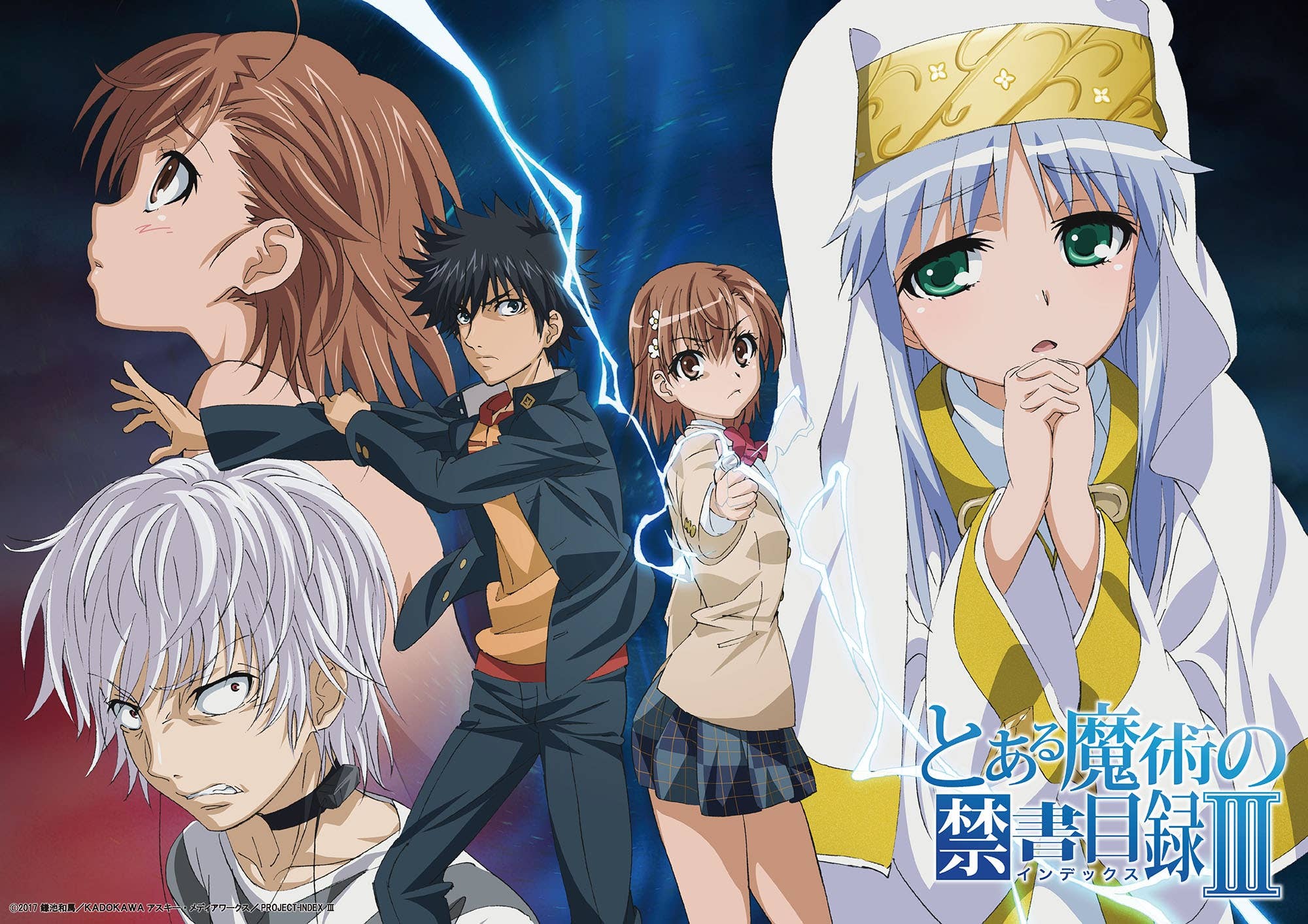 A Certain Magical Index: A3 Clear Poster (5 Character) | HLJ.com
