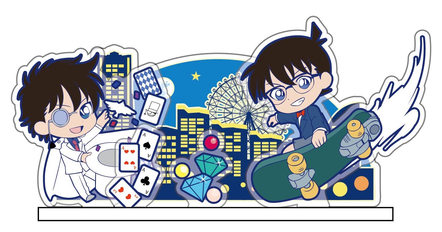 Detective Conan: Assembled Acrylic Stand Conan Edogawa VS Kaito Kid ...