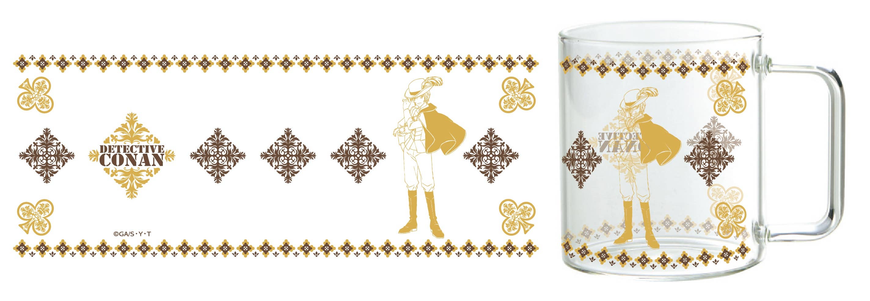 Detective Conan: Heat Resistant Glass Mug Playing Cards Ver. D) Toru ...