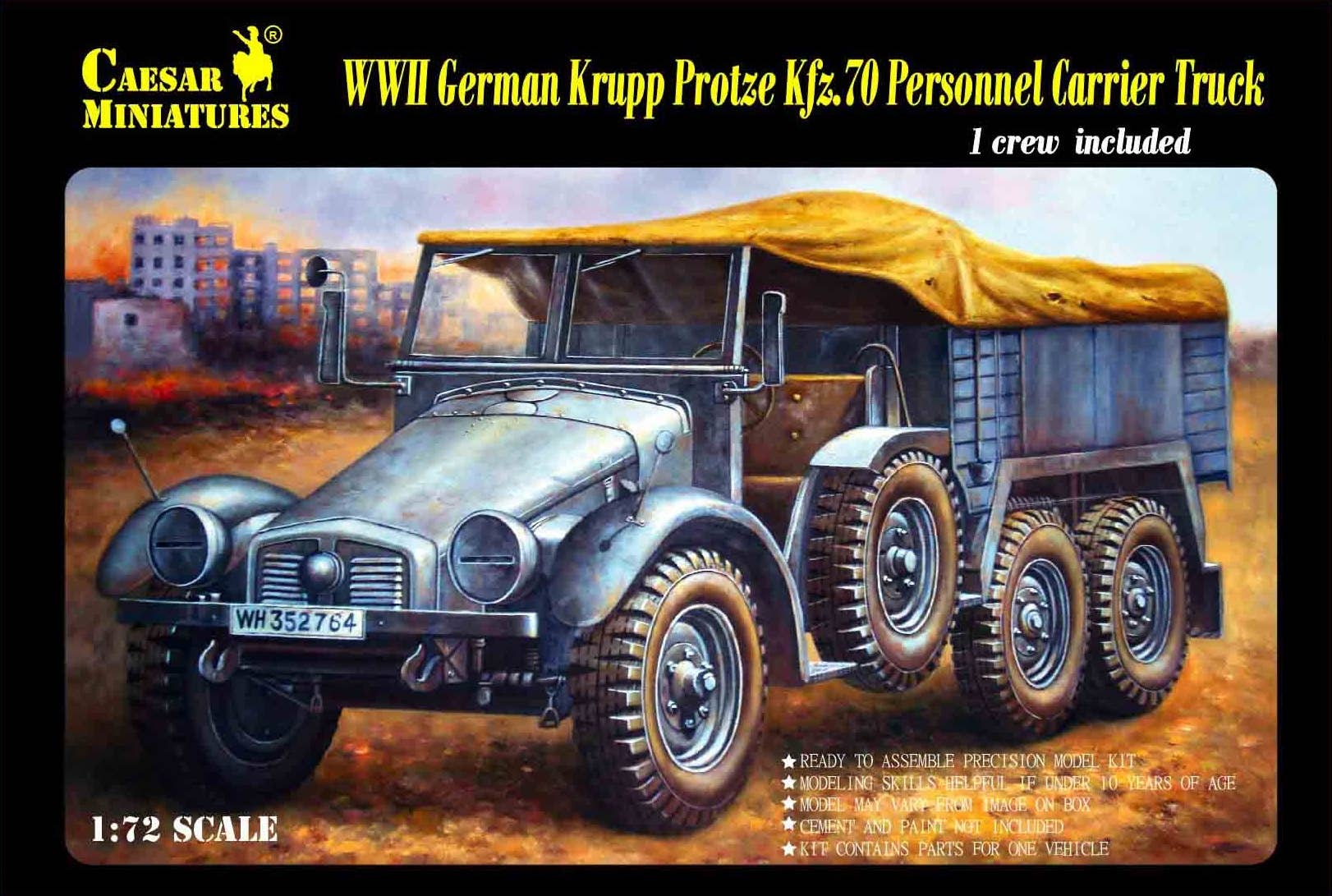 WWII German Krupp Protze Kfz.70 Personnel Carrier Truck | HLJ.com