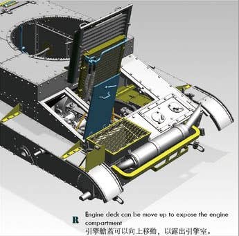 Vickers 6t Light Tank B Type Fin Army Remodeling, Late Type with ...