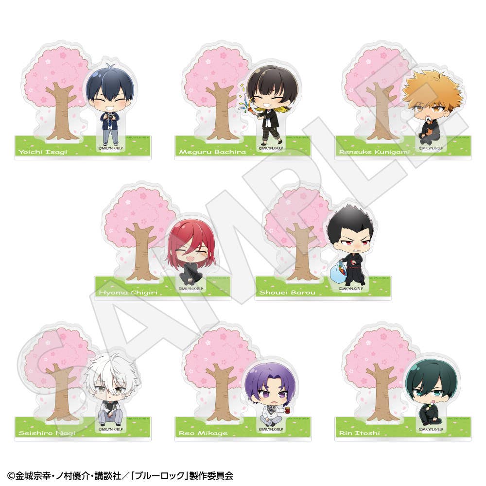 TV Anime BLUE LOCK : Trading Chibi Character Acrylic Diorama 1BOX8Pcs ...