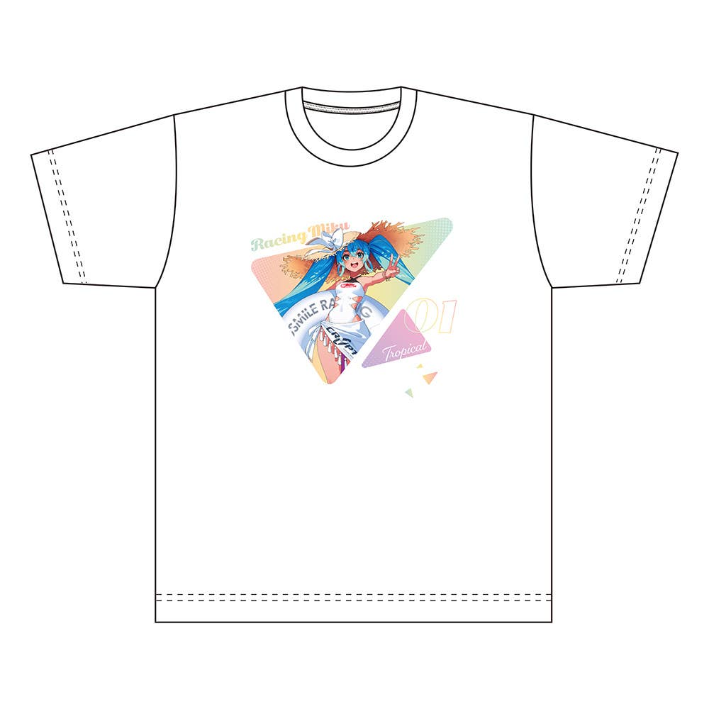 Hatsune Miku GT Project: Racing Miku 2024 Tropical Ver. T-Shirt (Xl ...