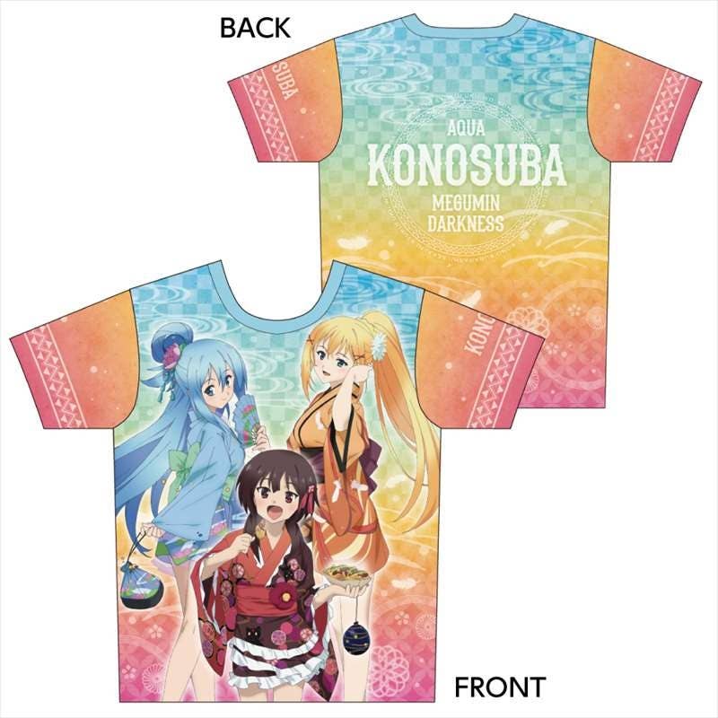 Konosuba !: Newly Drawn Full Graphic T-Shirt XL Size | HLJ.com