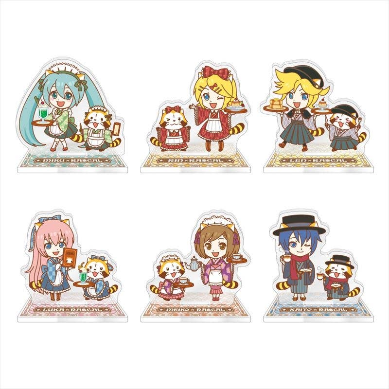 Hatsune Miku x Rascal 2022: Acrylic Stand Collection 1Box (6pcs) | HLJ.com